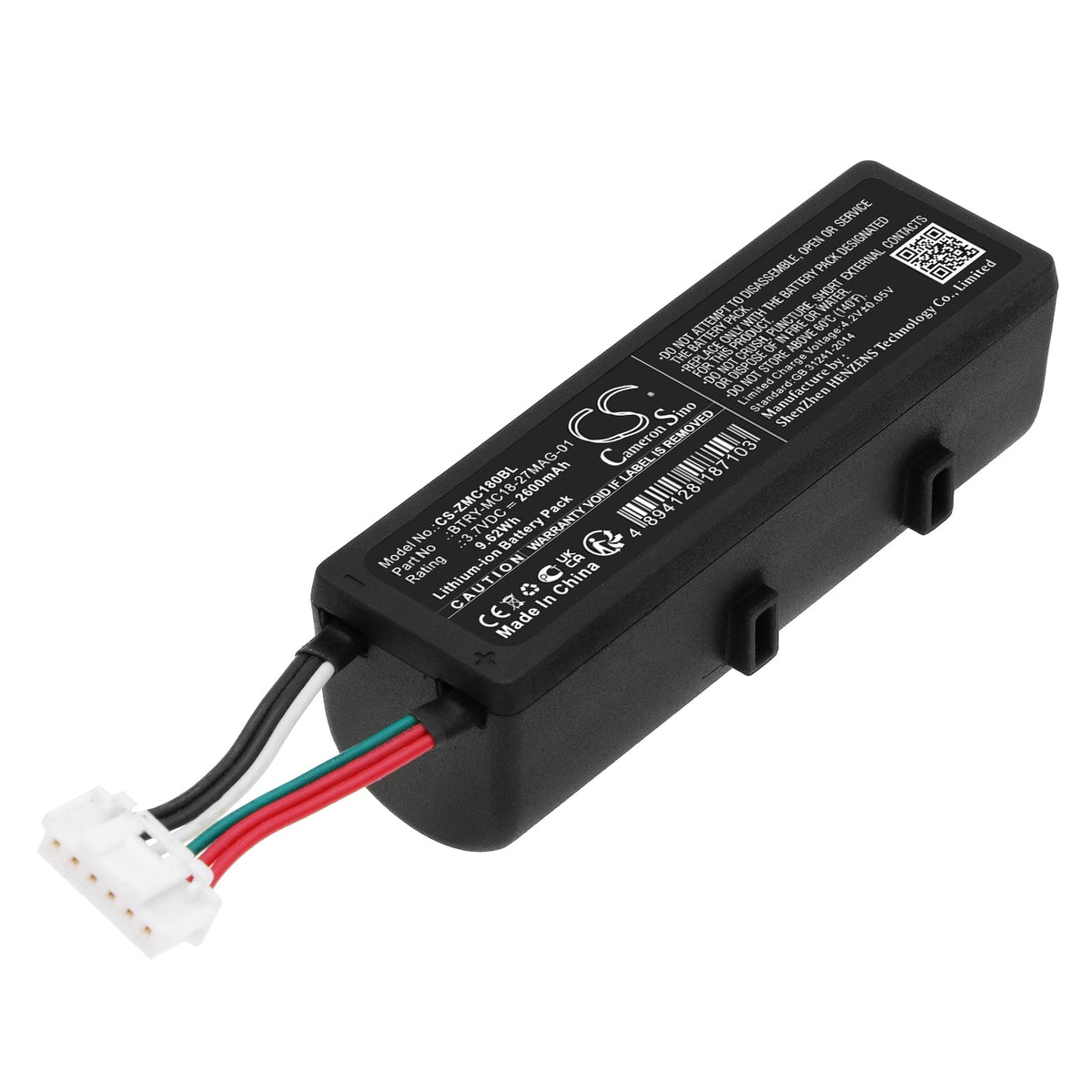 Zebra Barcode Scanner Battery CS-ZMC180BL – Battery Prime
